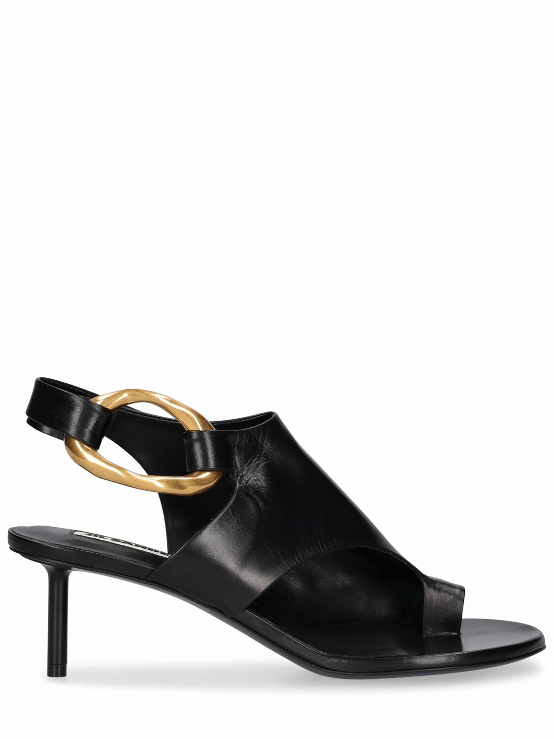 JIL SANDER - 60mm Leather Round Ring Sandals Jil Sander