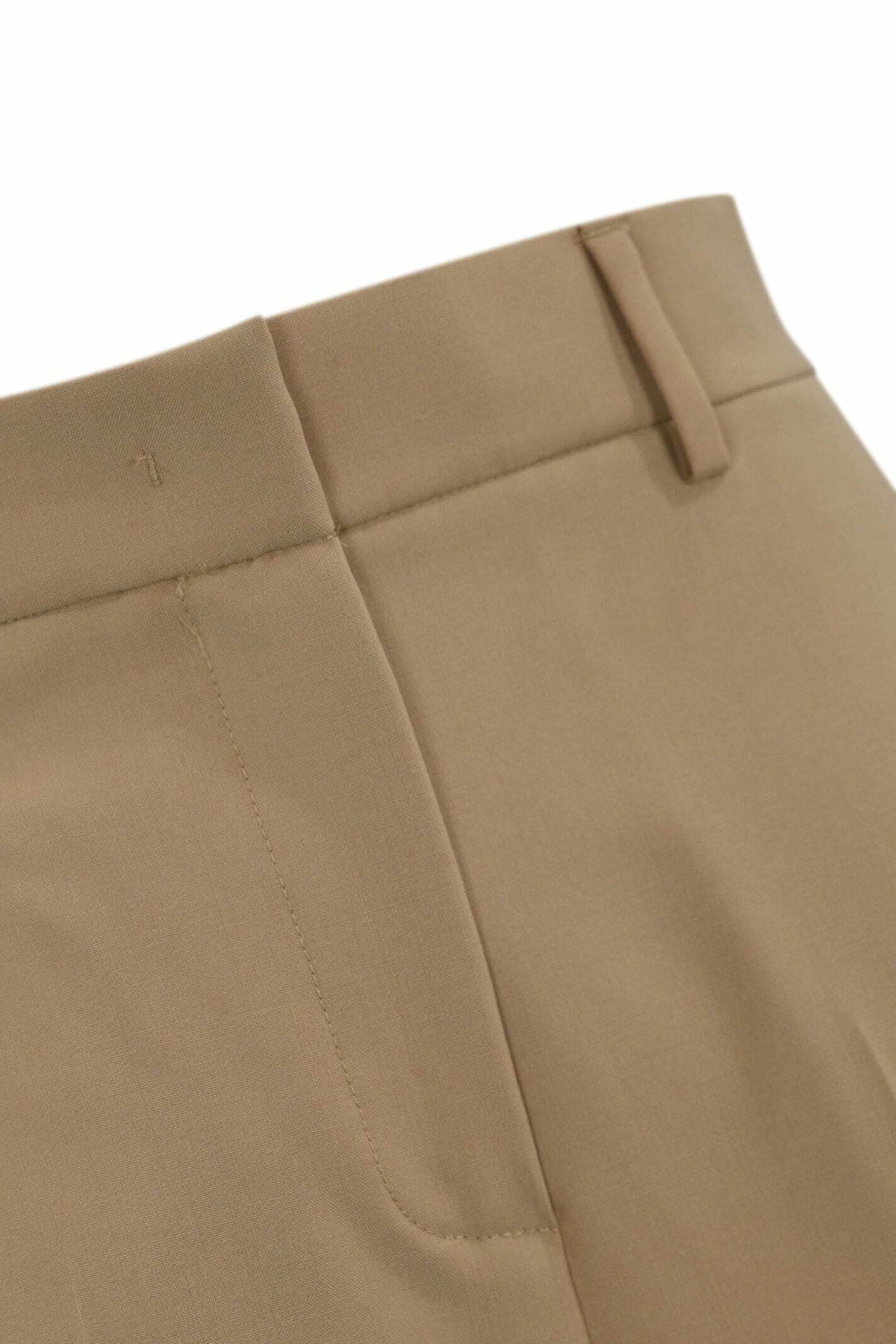 Weekend Max Mara Visual Trousers In Wool Canvas Weekend Max Mara