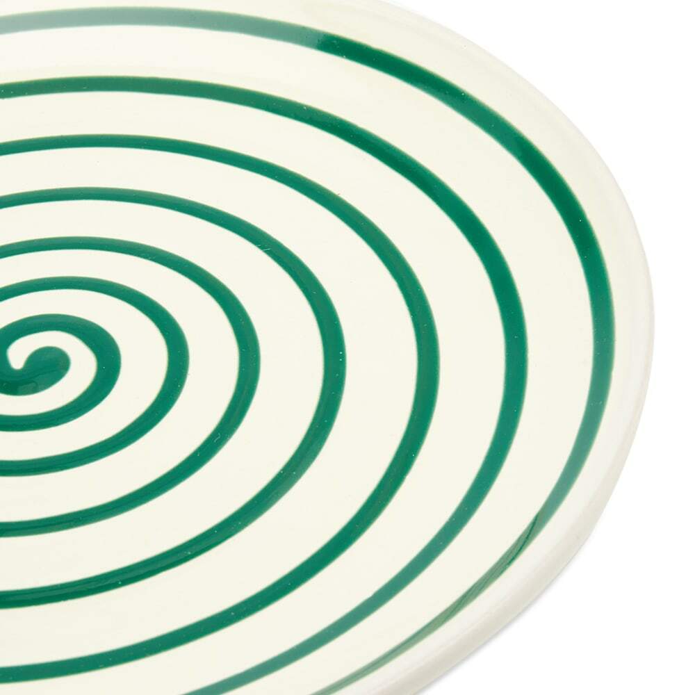 The Conran Shop Modella Side Plate in Green Swirl The Conran Shop