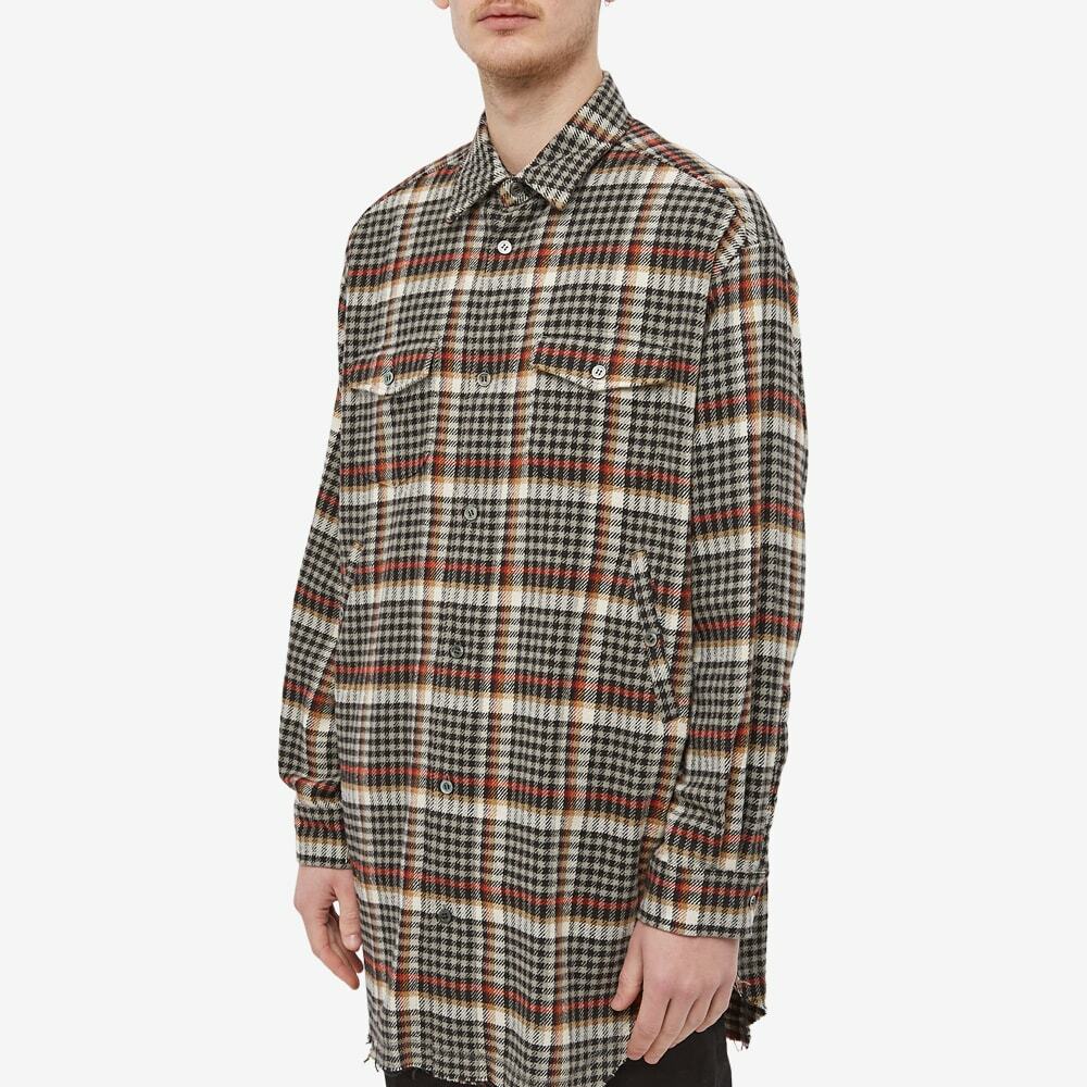 Undercover Men's Check Overshirt in GreyCk Undercover