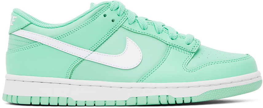 Nike Kids Green Dunk Low Big Kids Sneakers Nike