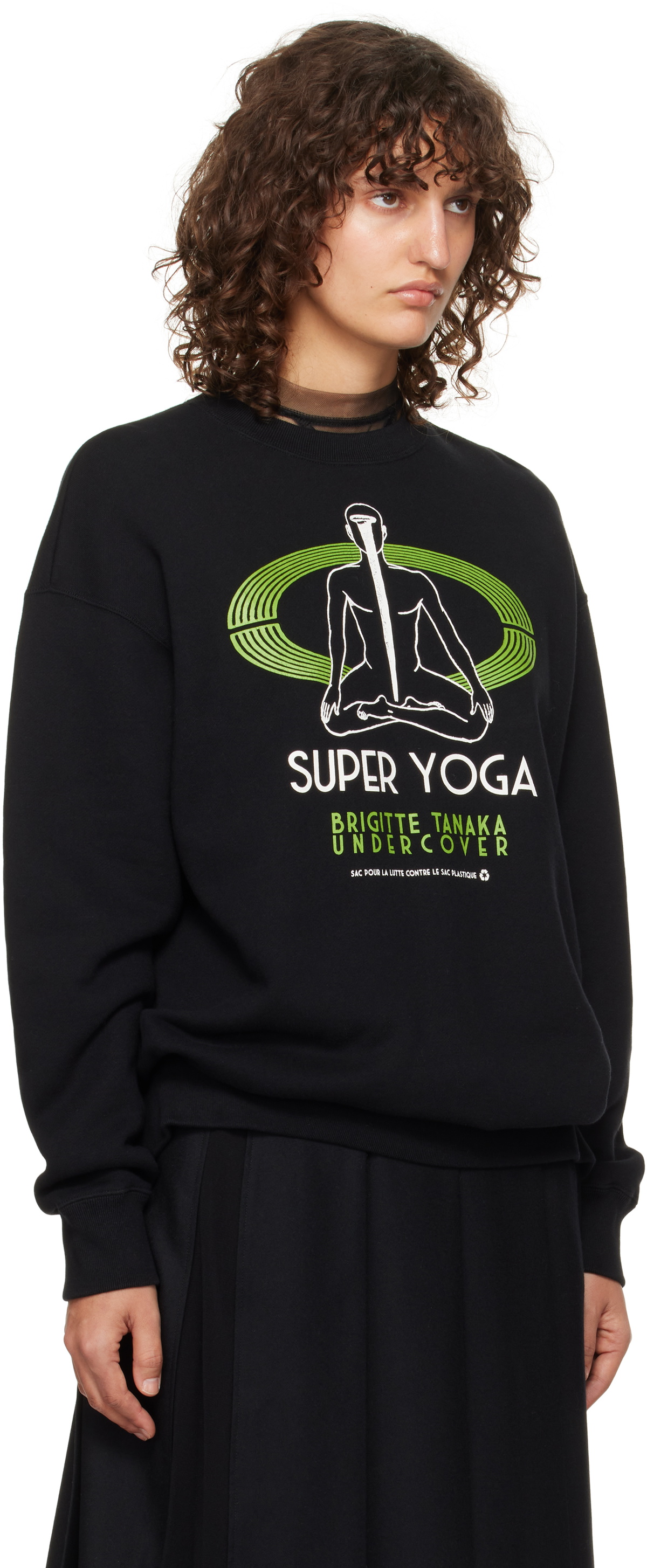 UNDERCOVER Black Brigette Tanaka Edition UC2D1894-2 Sweatshirt Undercover