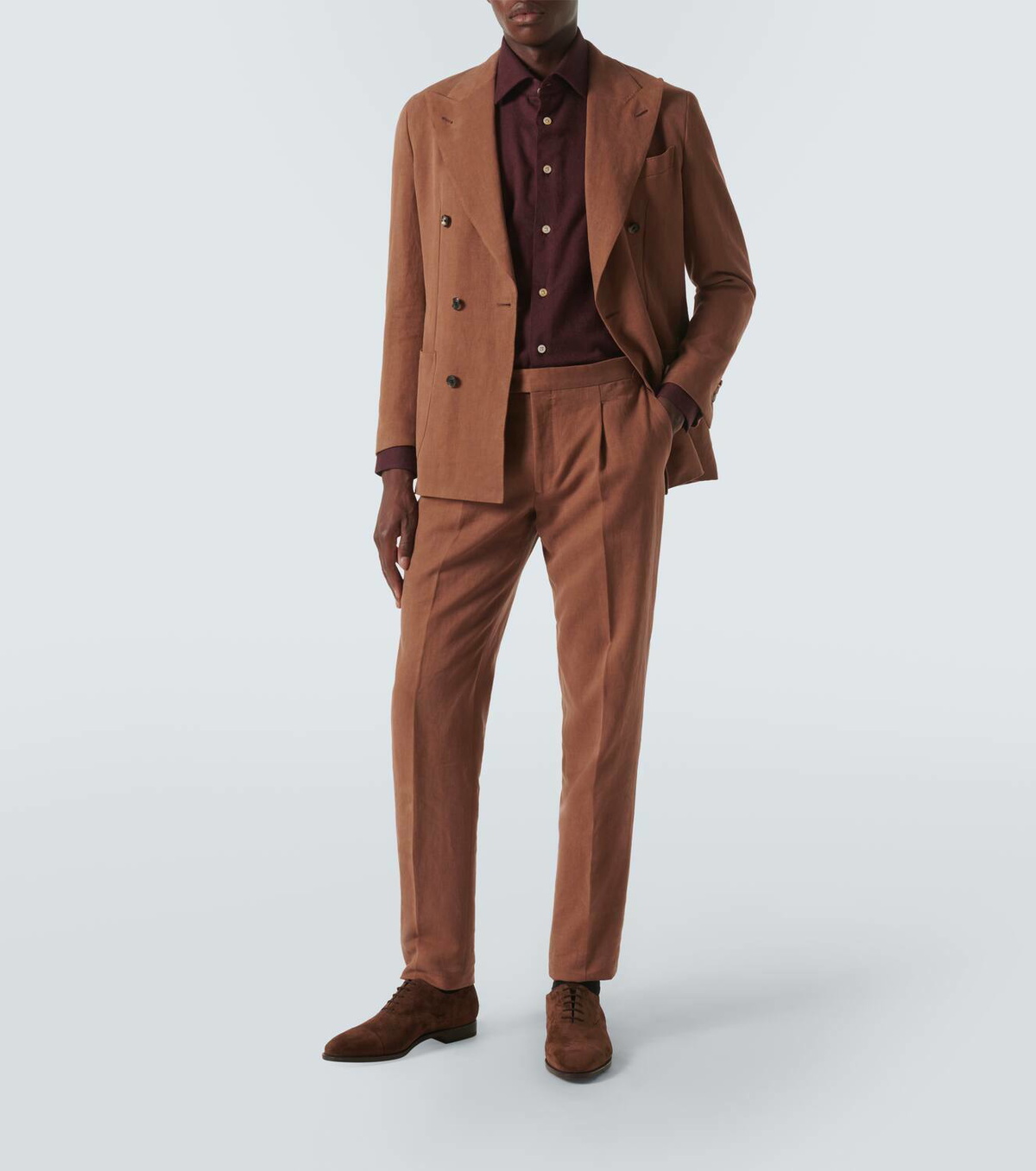 John Lobb City II suede Derby shoes John Lobb