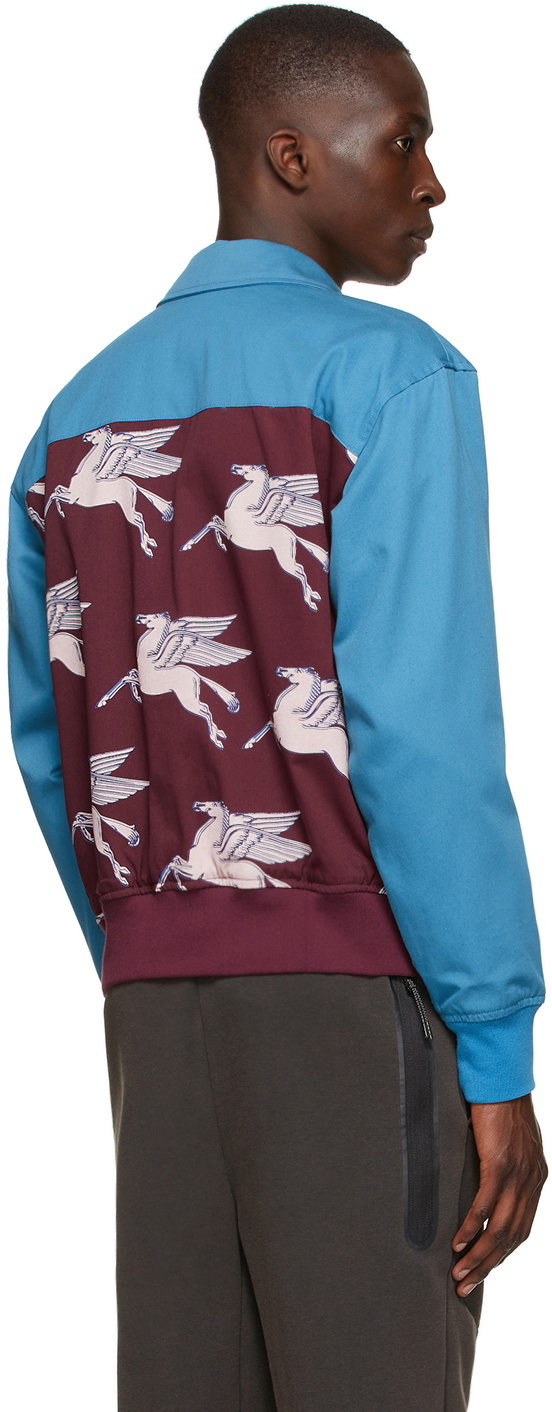 Awake NY Blue & Burgundy Pegasus Jacket Awake NY