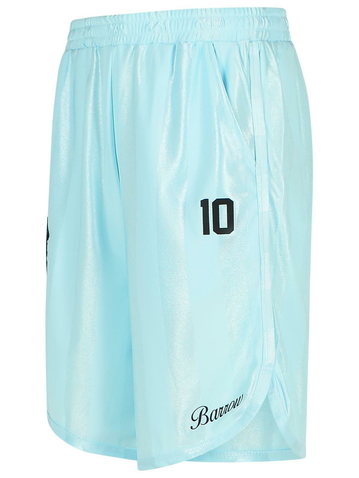 Barrow Light Blue Polyester Bermuda Shorts Barrow