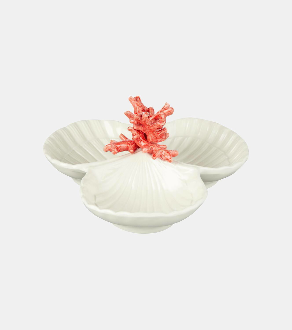 Les-Ottomans Coral starter plate Les Ottomans