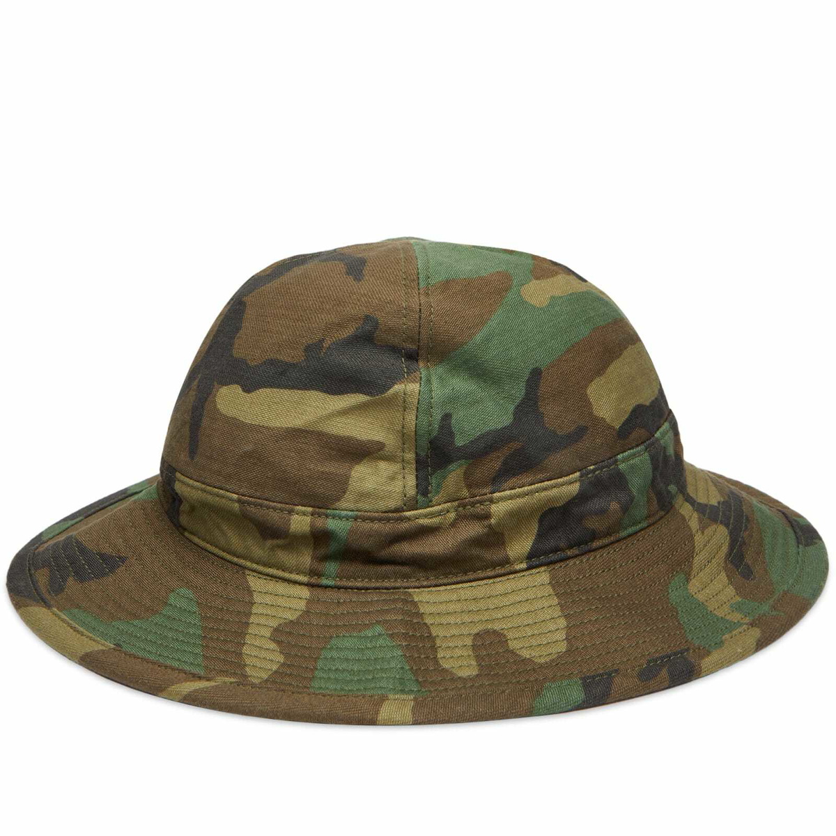 orSlow Men's US Army Camo Hat in Woodland Camo orSlow