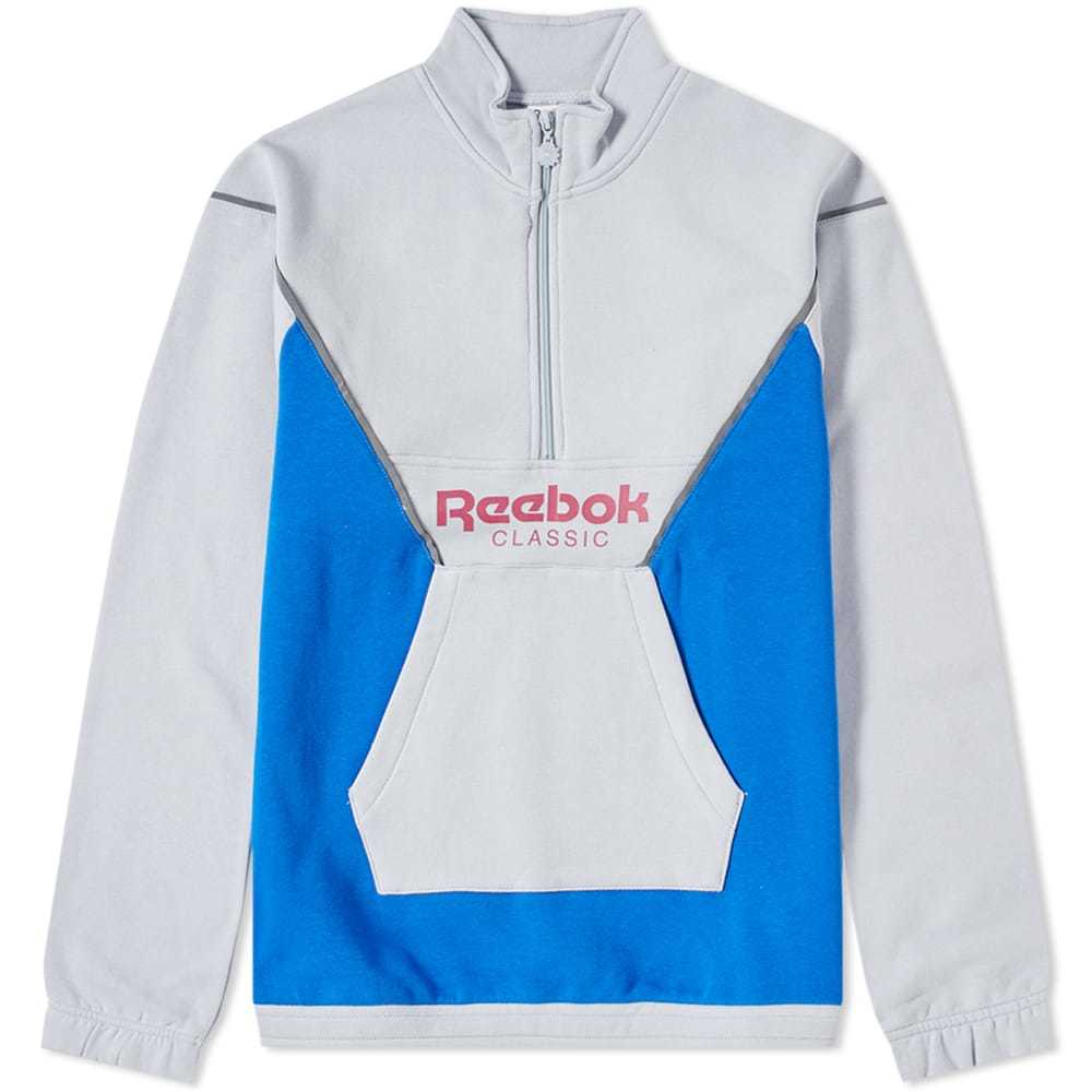 Reebok Retro Half Zip Jacket Cloud Grey Reebok