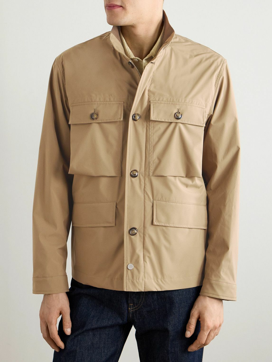 Valstar - Harry Shell Field Jacket - Brown Valstarino