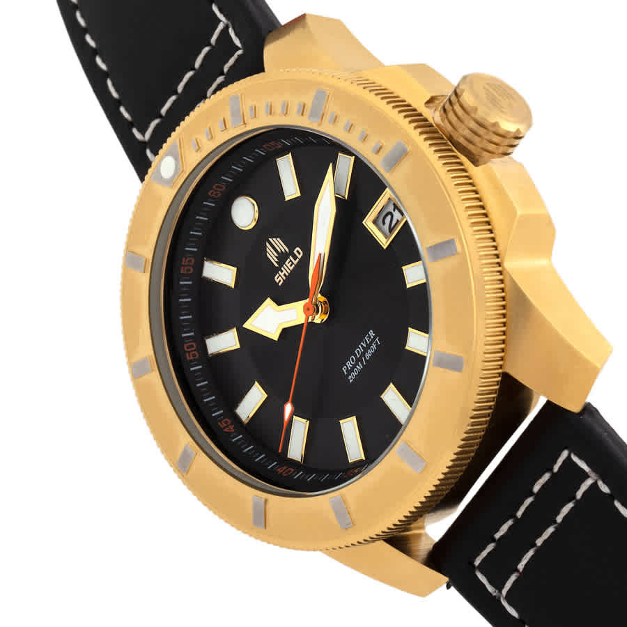 Shield Shaw Quartz Black Dial Mens Watch SLDSH106-4 Shield