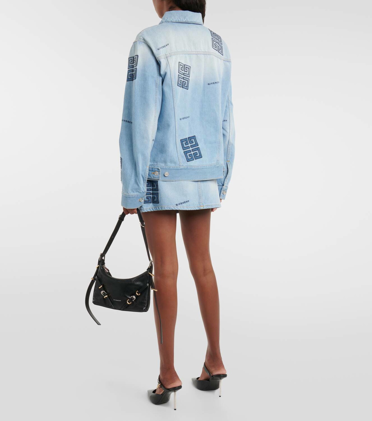 Givenchy 4G embroidered denim jacket Givenchy