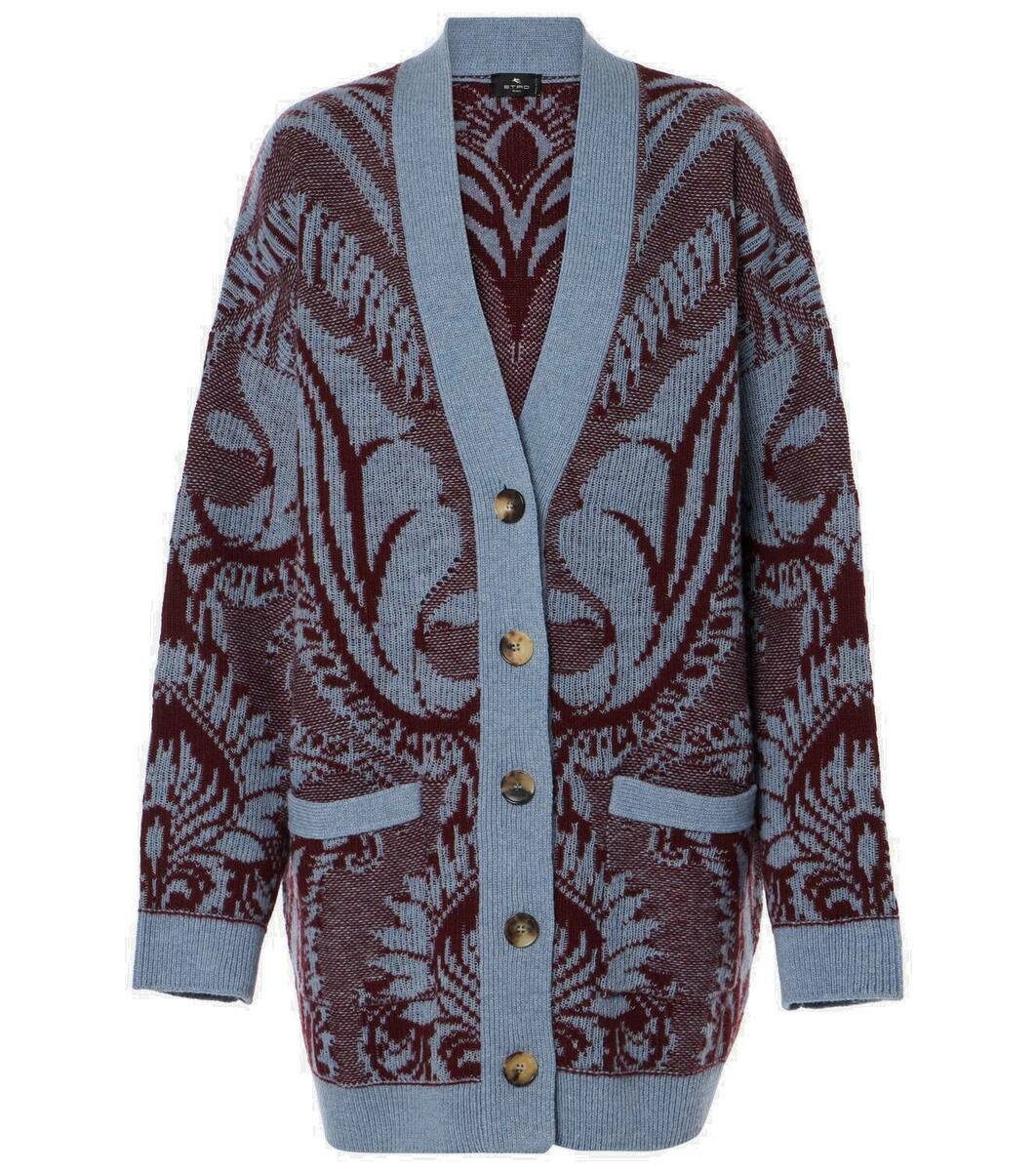 Etro Oversized wool cardigan Etro