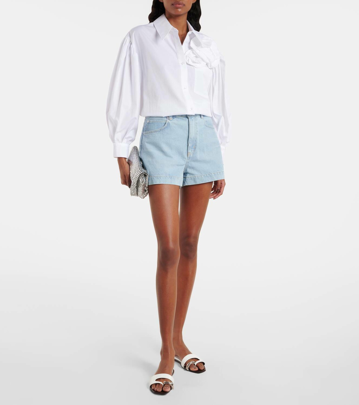 Frame The Charm denim shorts Frame Denim