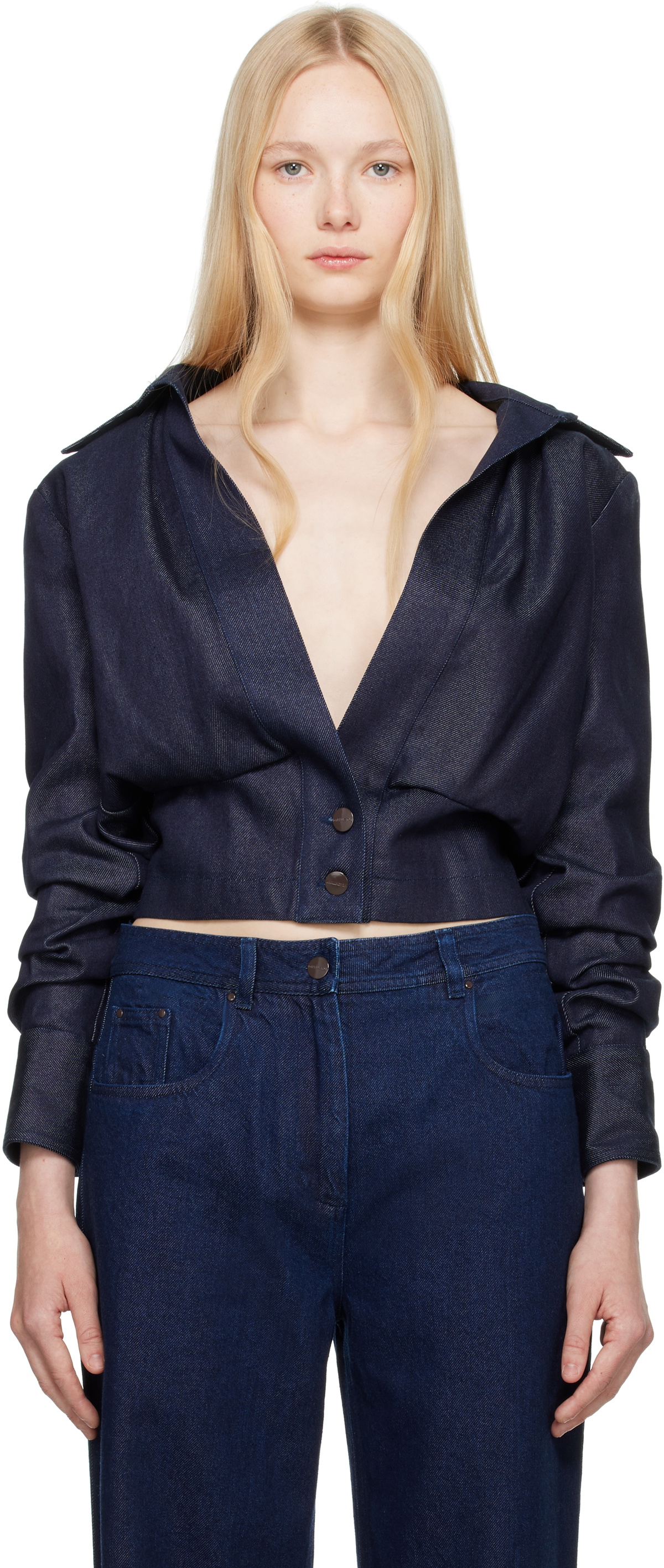 16Arlington Navy Ada Denim Jacket 16Arlington