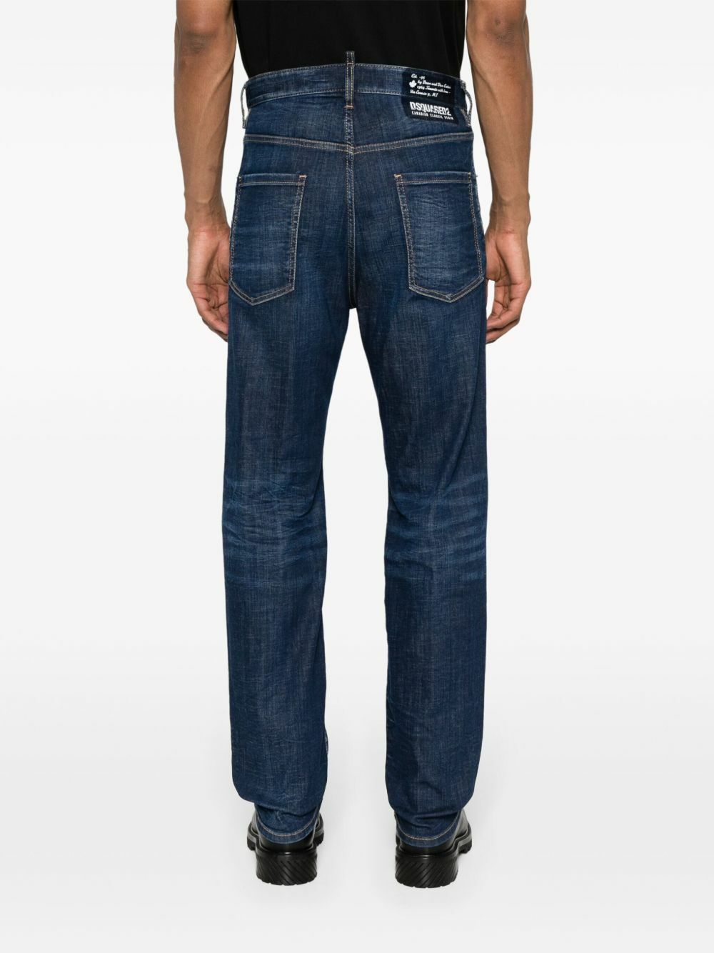 DSQUARED2 Blue 642 Straight-Leg Jeans Dsquared2
