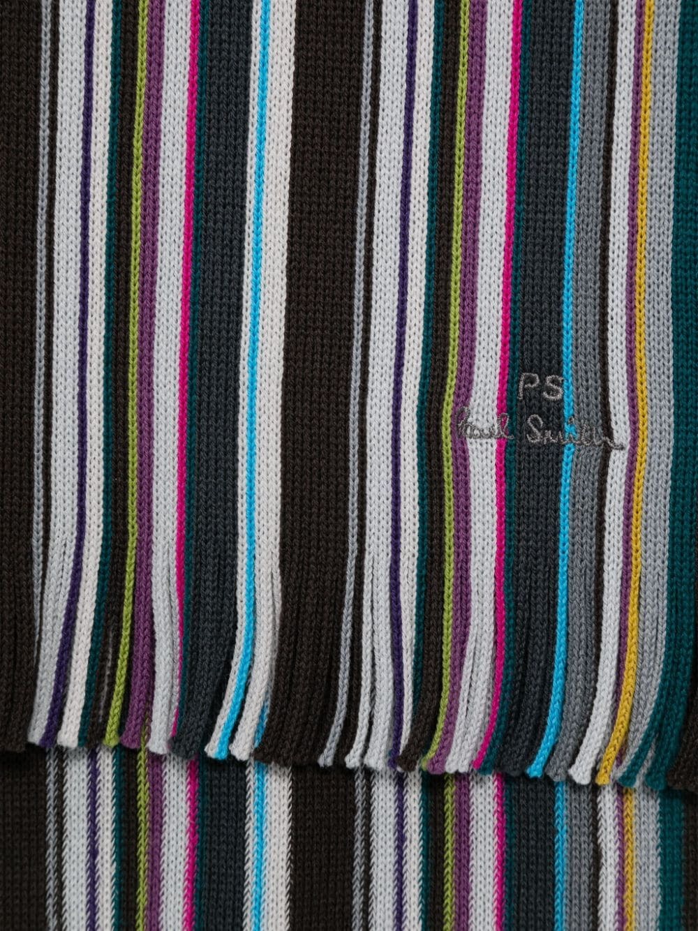 PS PAUL SMITH - Multicolor Stripe Wool Scarf PS by Paul Smith