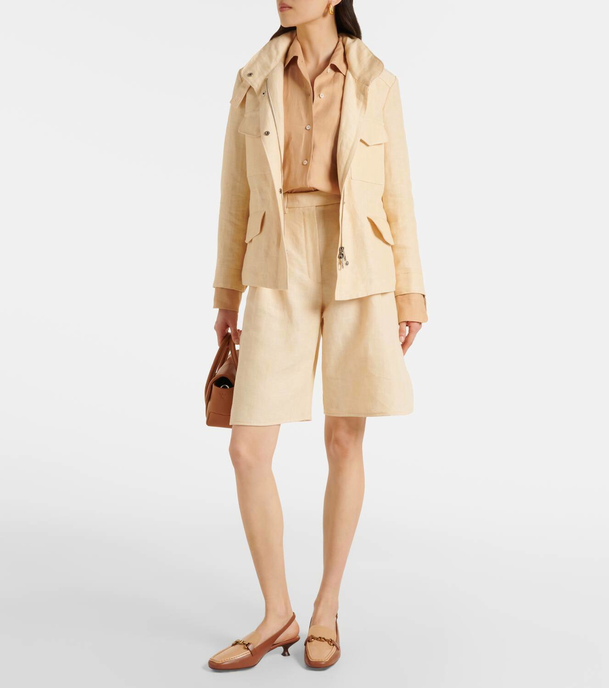 Tod's 35 leather slingback pumps Tod's