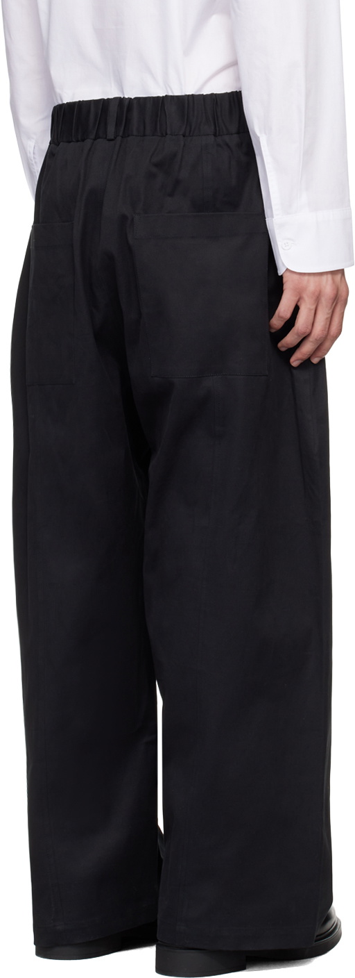 SAGE NATION Black Welt Trousers SAGE NATION