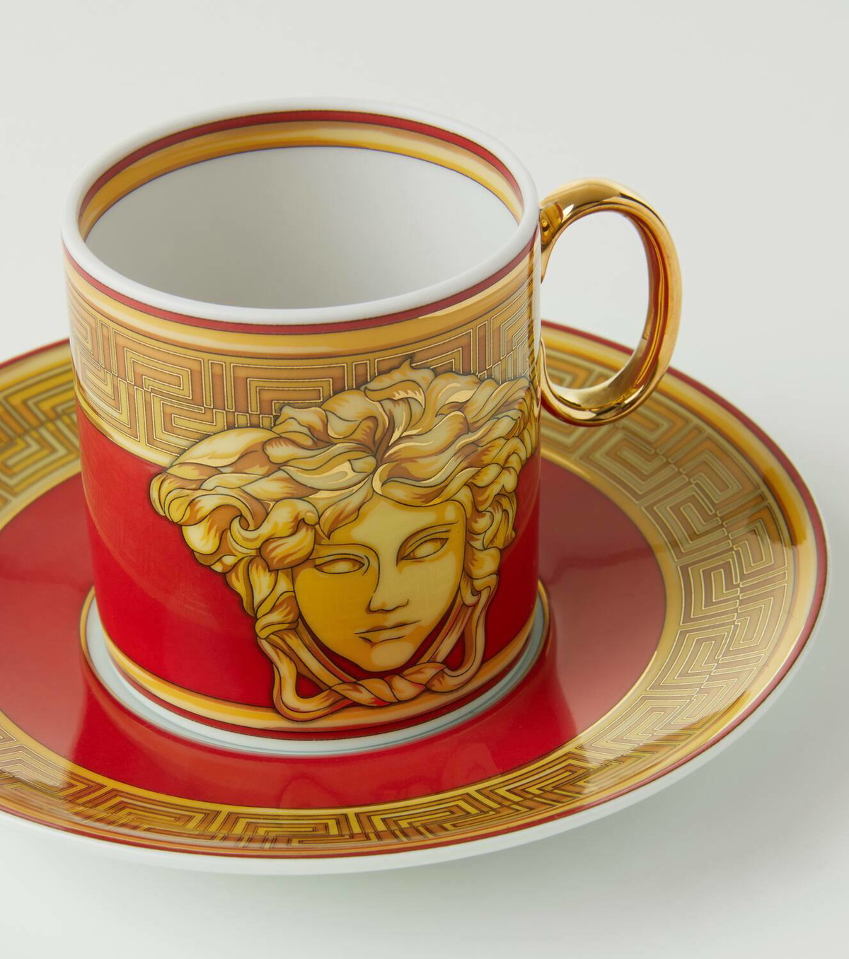 Versace Home Medusa Amplified espresso cup and saucer set Versace
