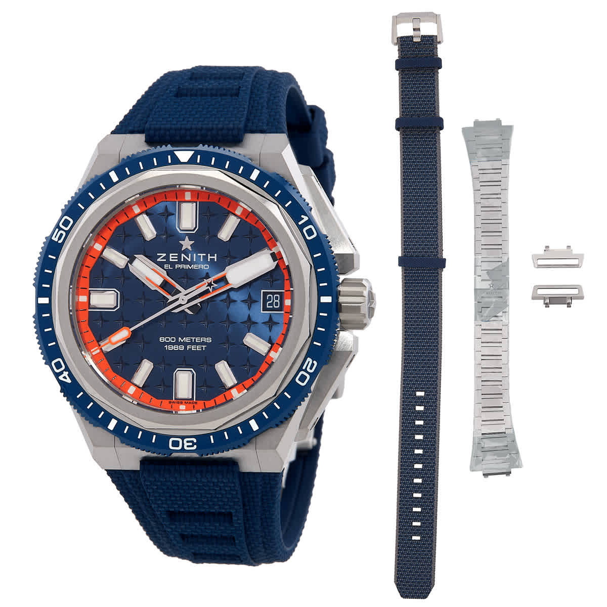 Zenith Defy Extreme Diver 42.5mm Automatic Blue Dial Watch 95.9601.3620 ...