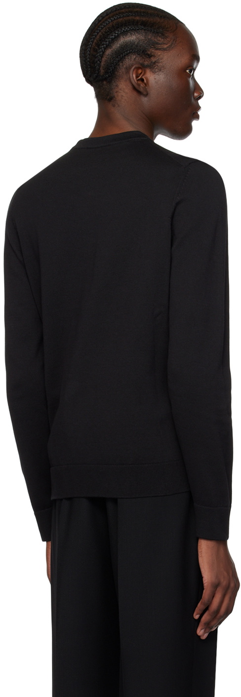 Hugo Black Crewneck Sweater Hugo Boss