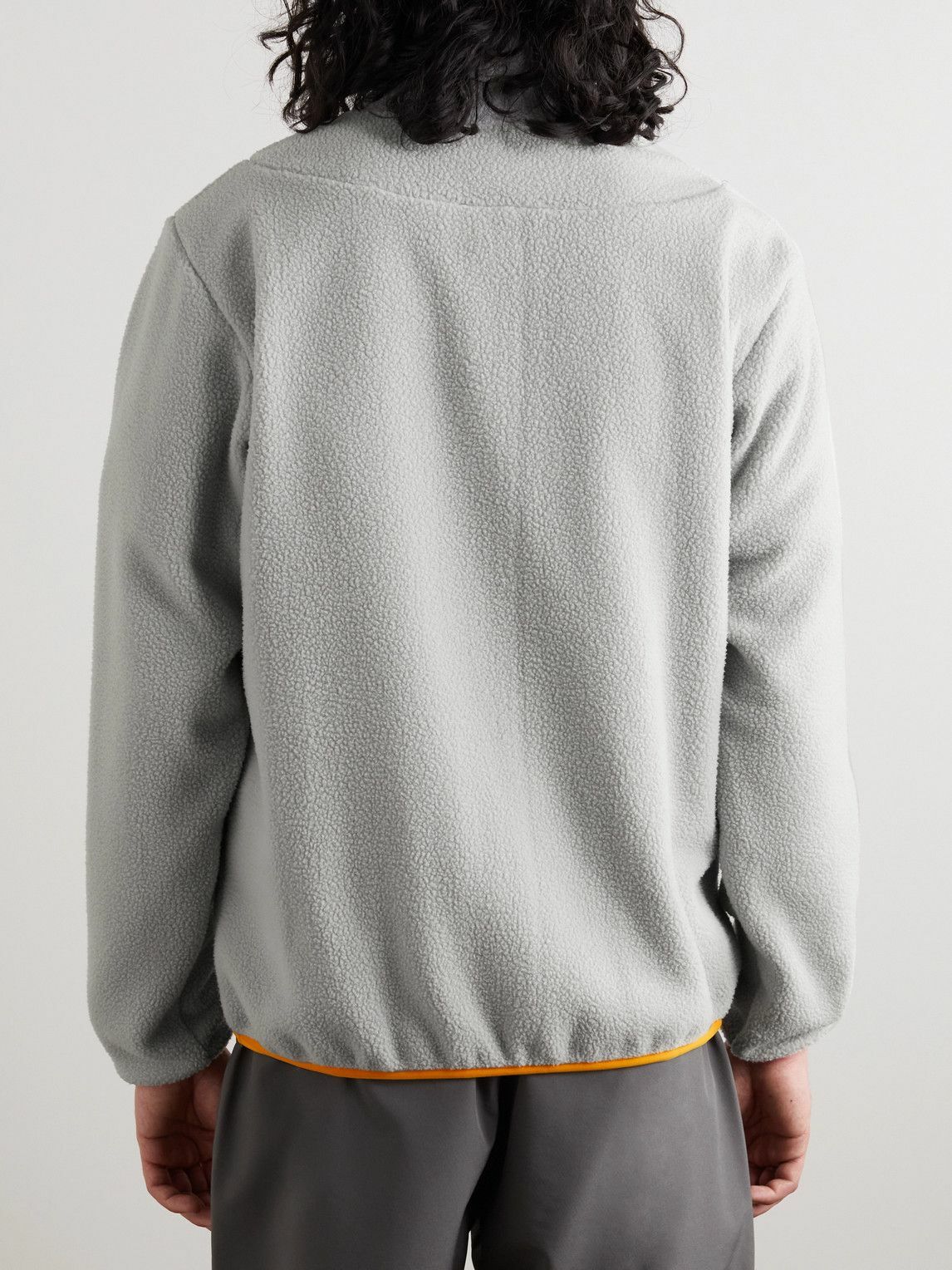 OSTRYA - Bluebird fleece half-zip sweater - Gray Ostrya