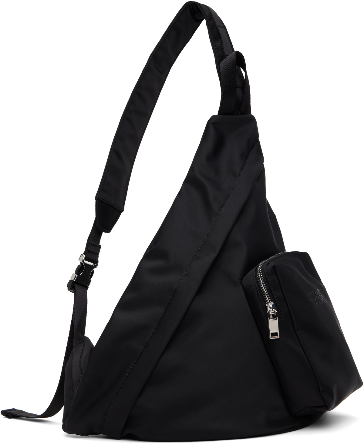 MM6 Maison Margiela Black Triangle Sling Backpack MM6 Maison Margiela