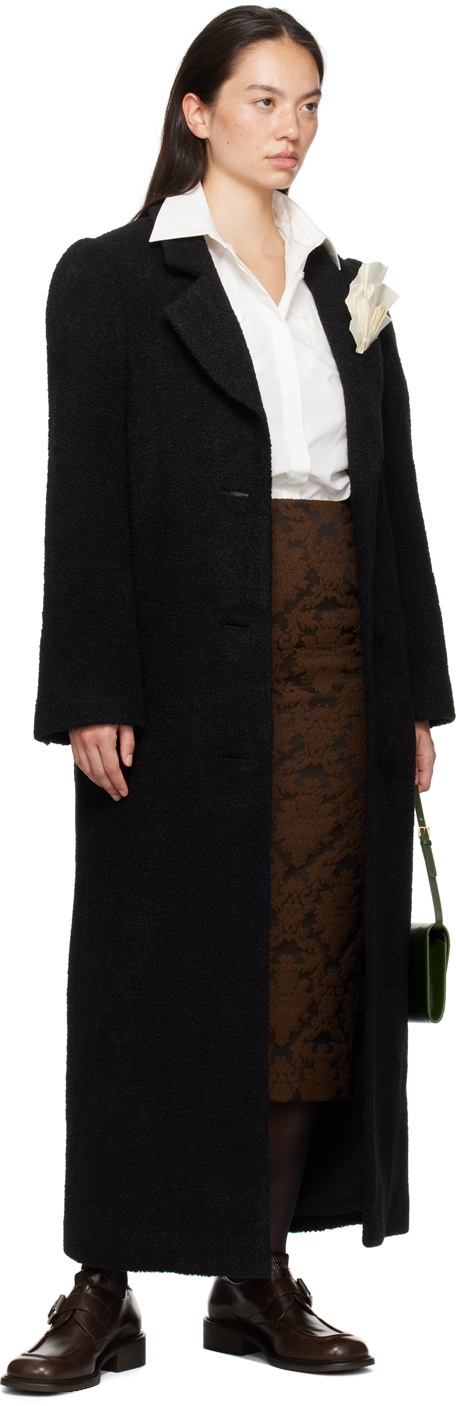 SHUSHU/TONG Black Oversized Coat Shushu/Tong