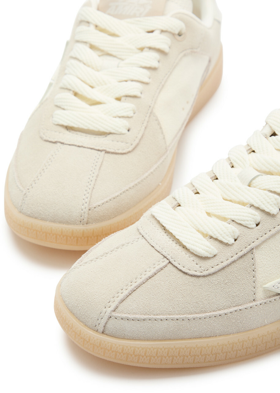 Amiri Pacific Panelled Suede Sneakers Beige Amiri