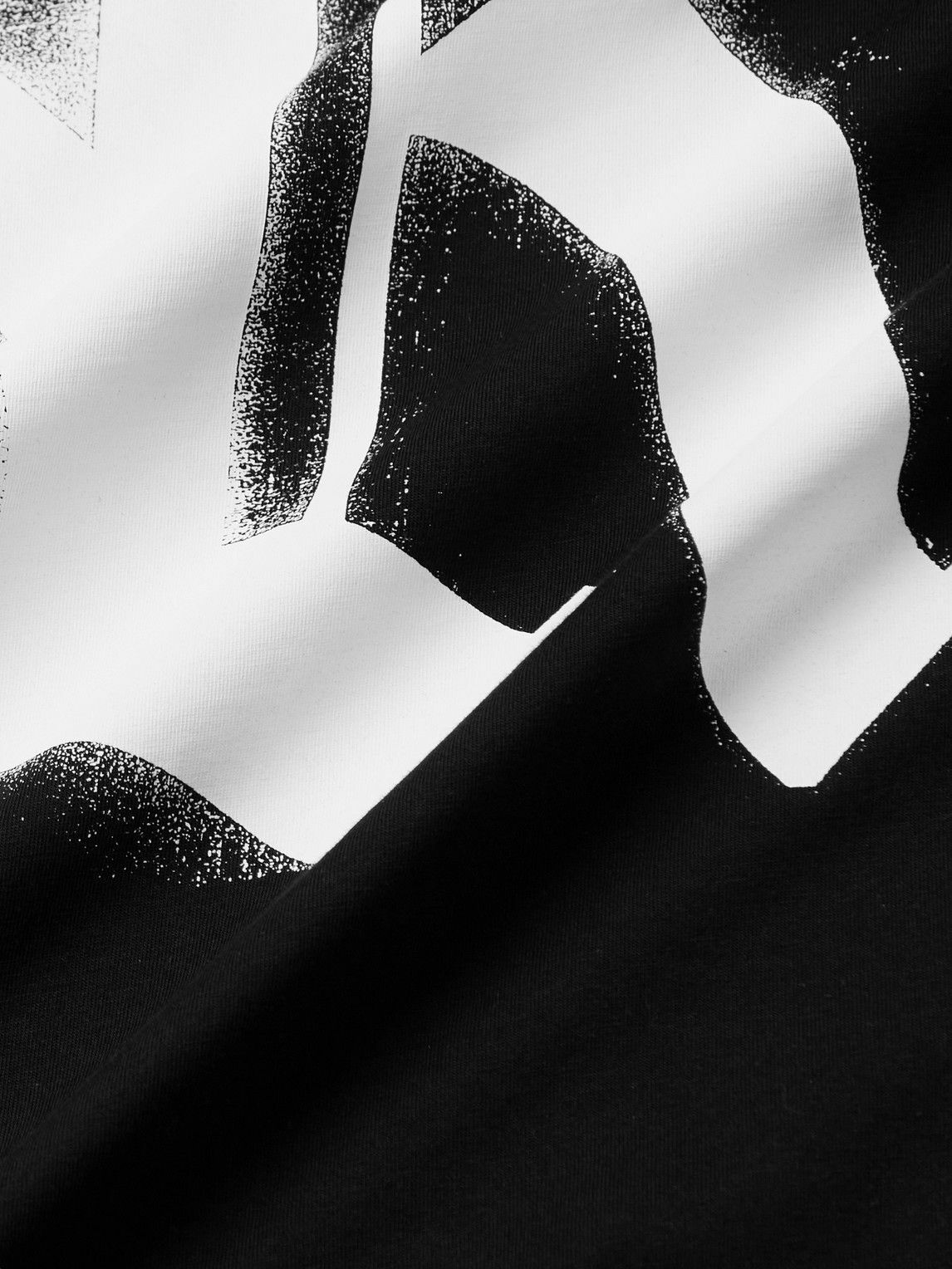 Raf Simons - Logo-Print Cotton-Jersey T-Shirt - Black Raf Simons