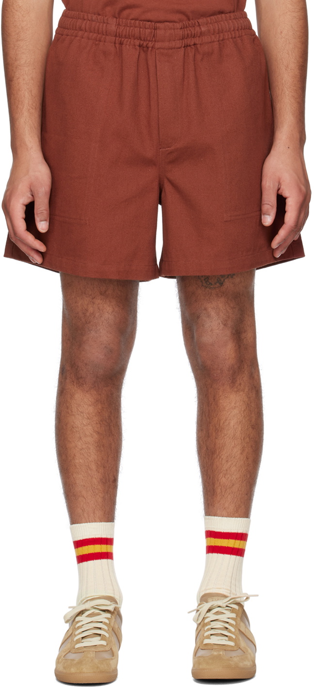 Bode Brown Rugby Shorts Bode