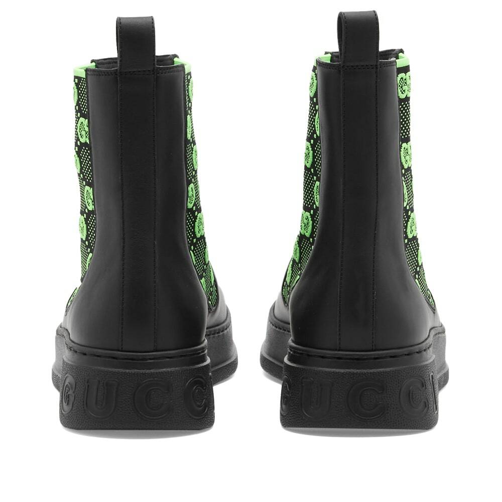 Gucci Men's GG Elastic Chelsea Boot in Black Gucci
