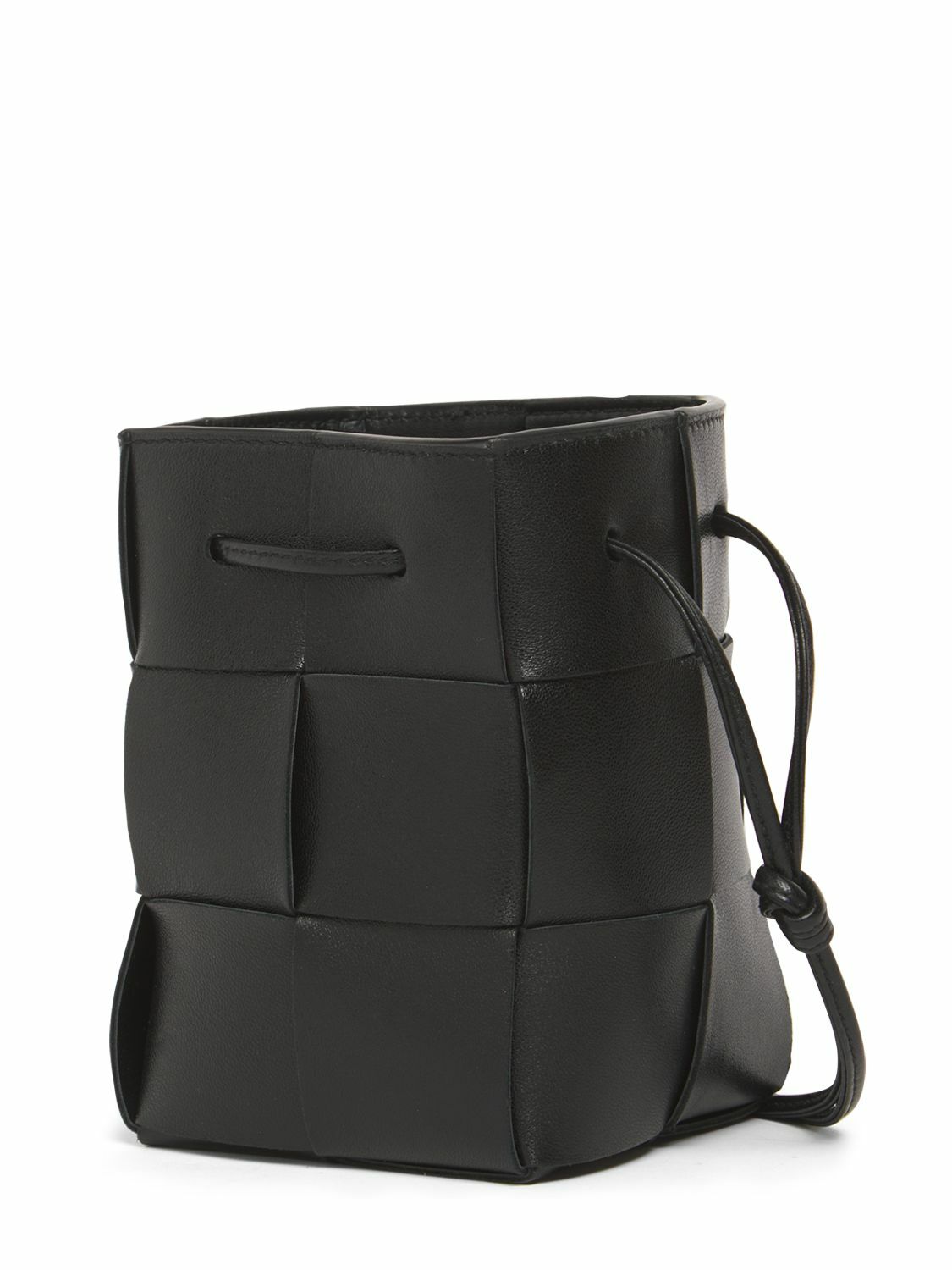 BOTTEGA VENETA - Mini Intreccio Leather Bucket Bag Bottega Veneta