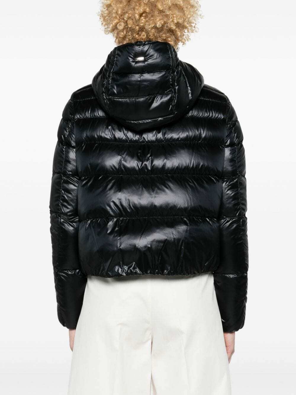 HERNO - Nylon Short Down Jacket Herno
