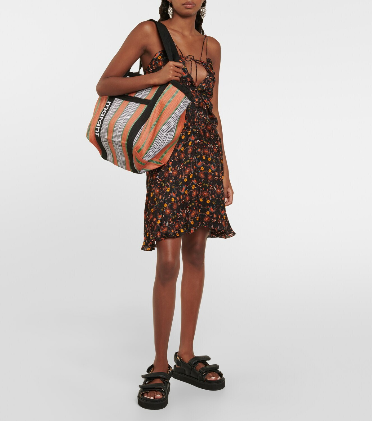 Isabel Marant Darwen striped tote bag Isabel Marant