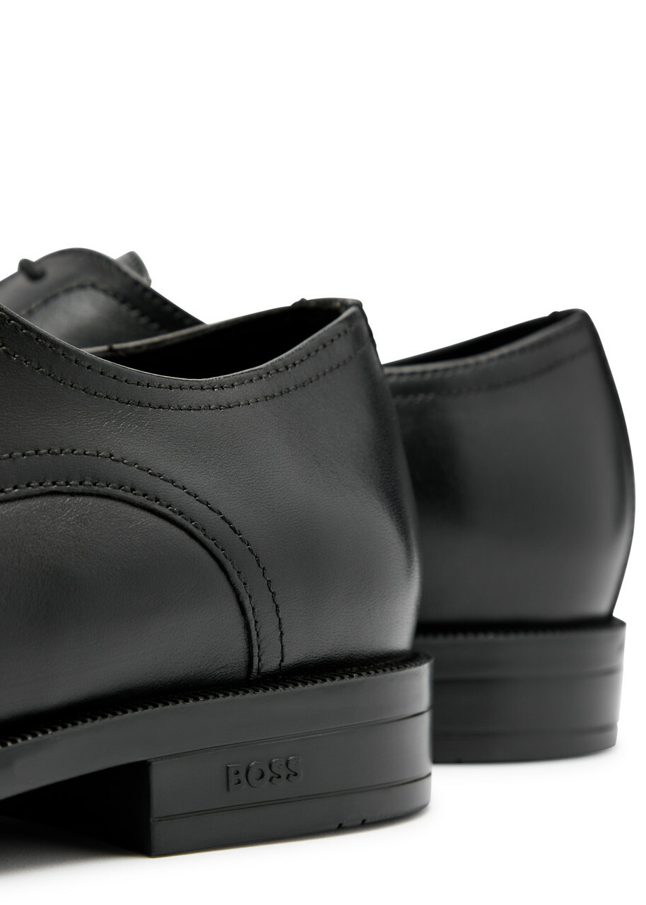 Boss Tayil Leather Derby Shoes Black BOSS