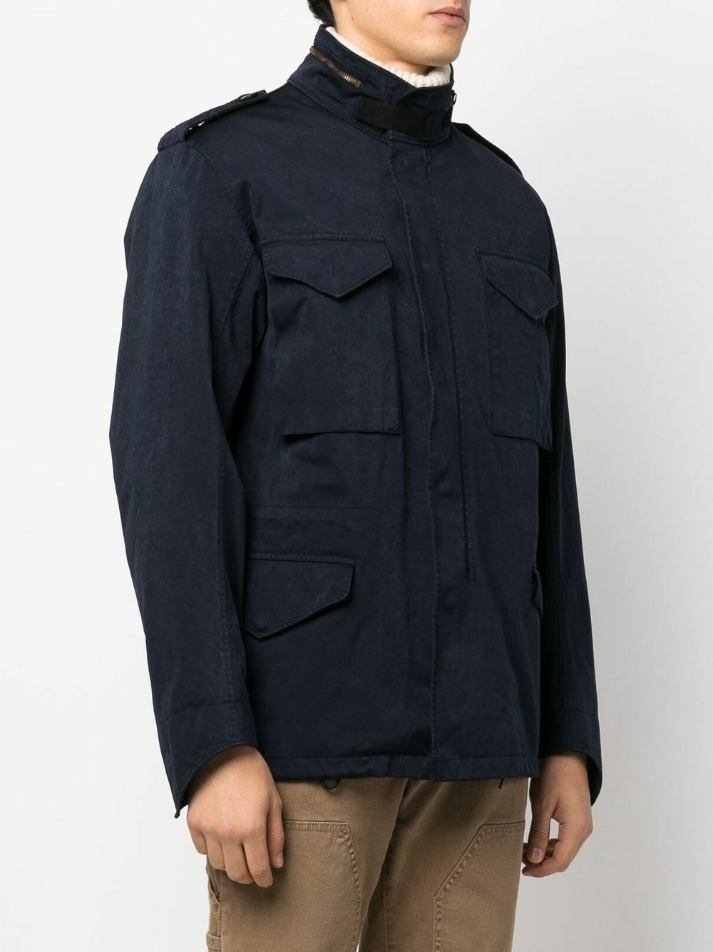 TEN C - Military Jacket With Zip Ten C