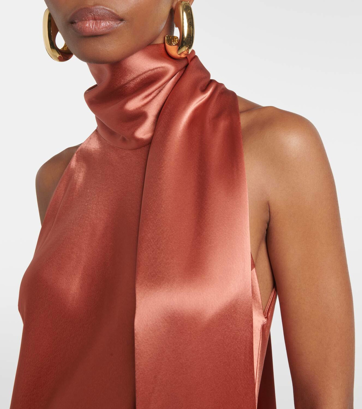 Galvan Sienna satin gown Galvan