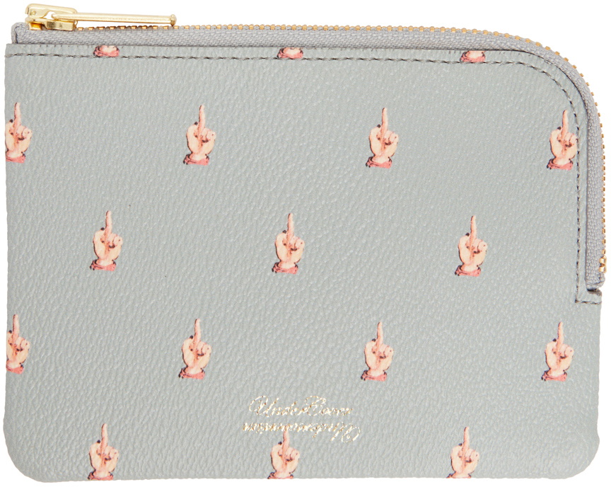 UNDERCOVER Gray Small Middle Finger Pouch Undercover
