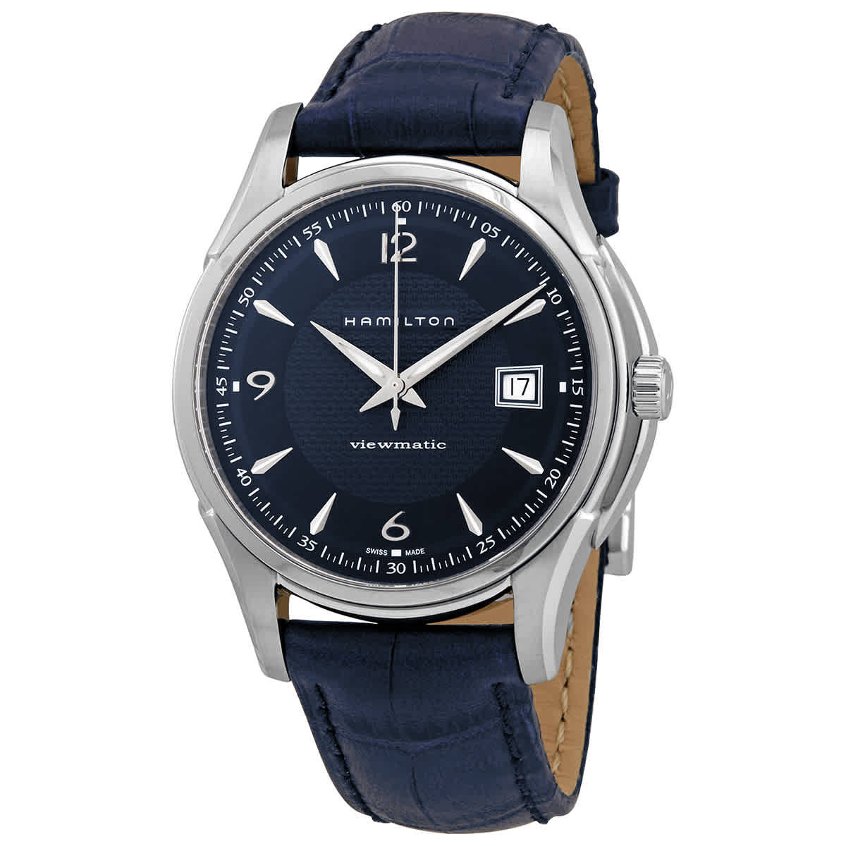 Hamilton Jazzmaster Viewmatic Automatic Blue Dial Mens Watch H32515641 ...