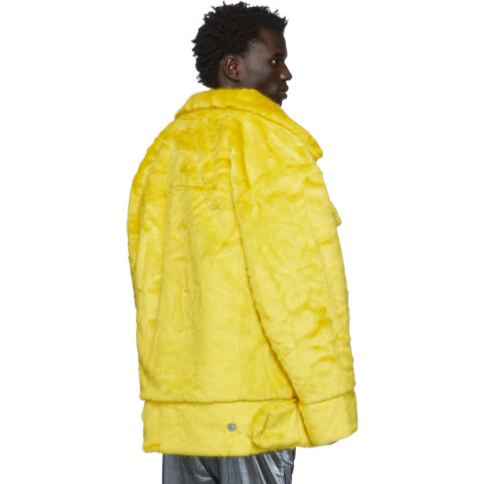 Landlord Yellow Faux-Fur Jacket Landlord