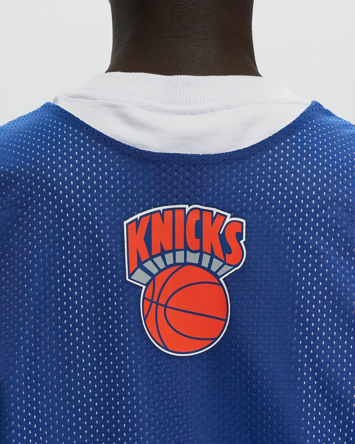 Mitchell & Ness Nba Reversible Mesh Practice Tank Vintage Logo Knicks ...