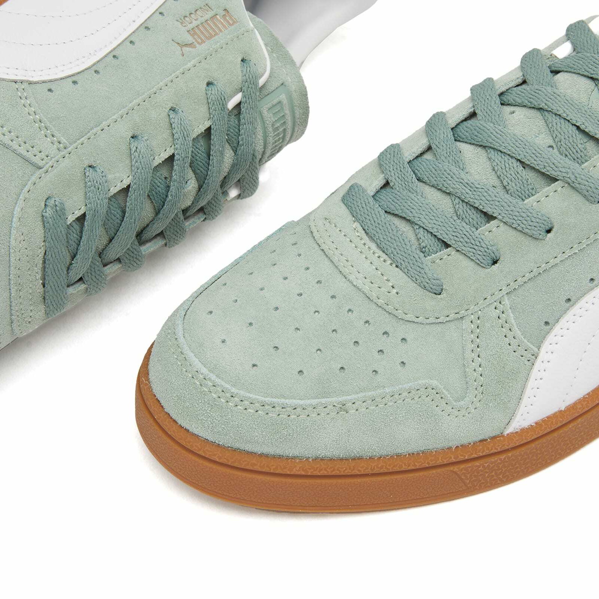 Puma Indoor Soft in Green Moon/White Puma