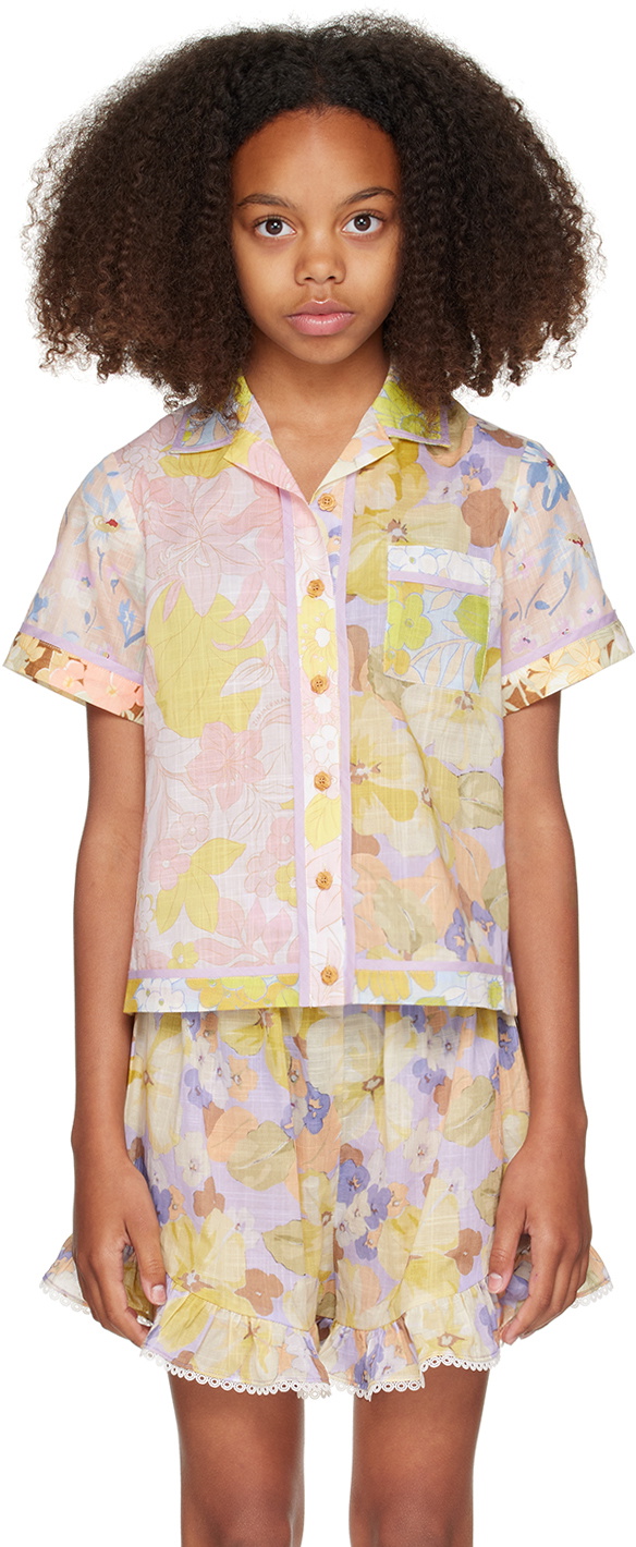 ZIMMERMANN Kids Multicolor Pop Shirt Zimmermann