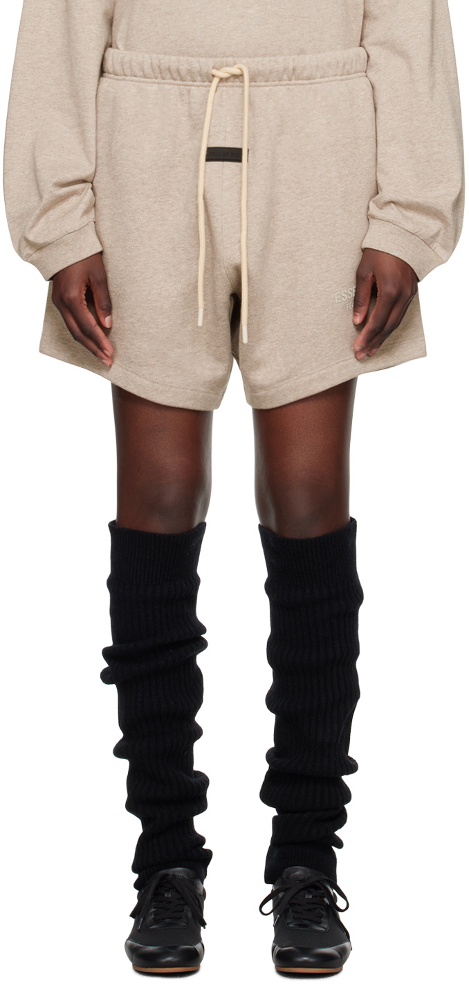 Fear of God ESSENTIALS Beige Drawstring Shorts Fear Of God Essentials