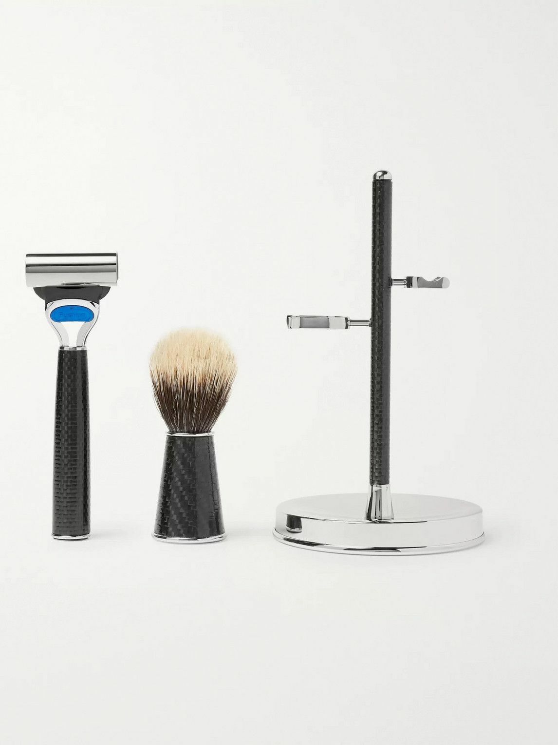 Lorenzi Milano - Three-Piece Carbon-Fibre Shaving Set Lorenzi Milano