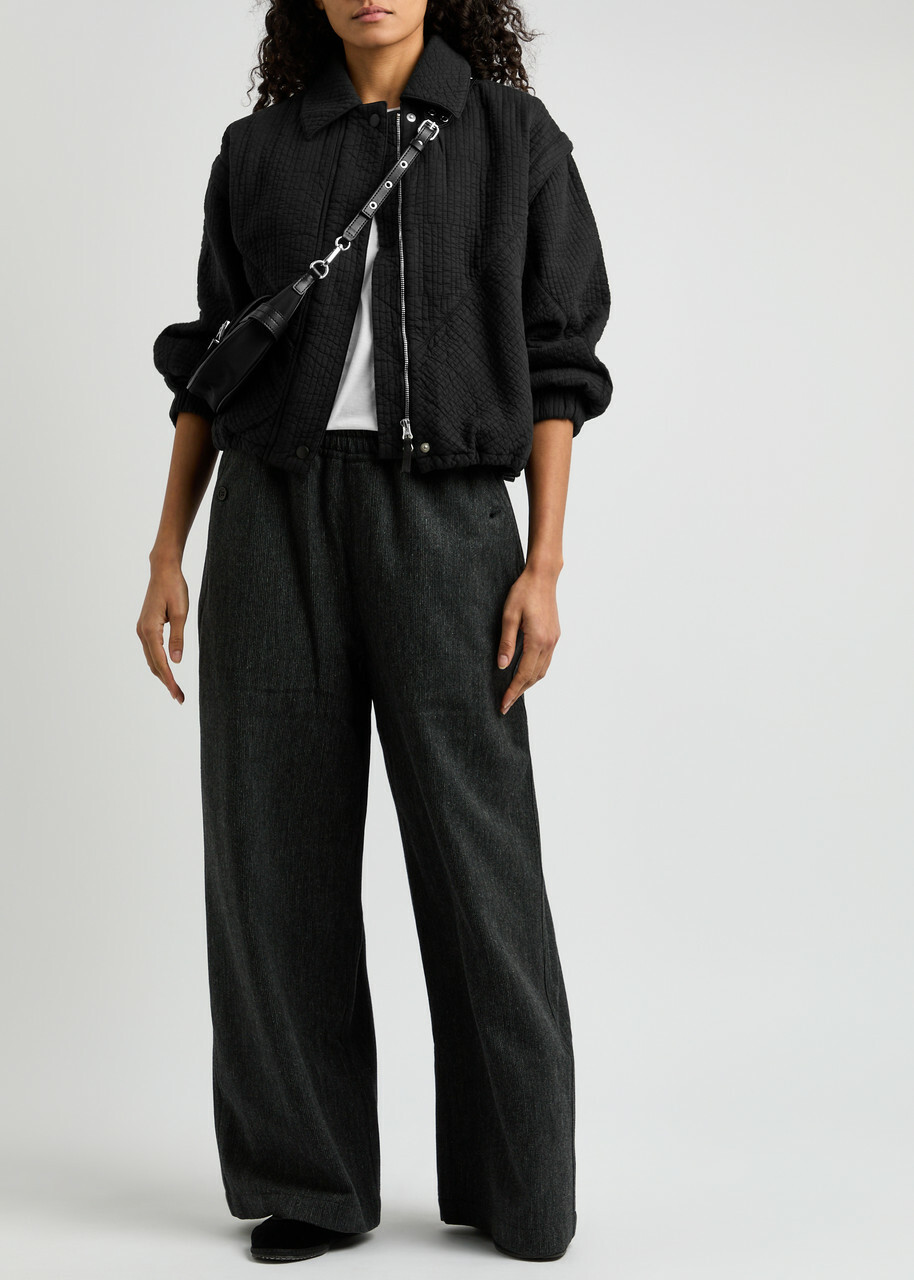 Ymc Heath Quilted Cotton-blend Jacket Black YMC