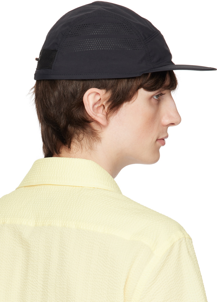 ZEGNA Black Perforated Cap Zegna