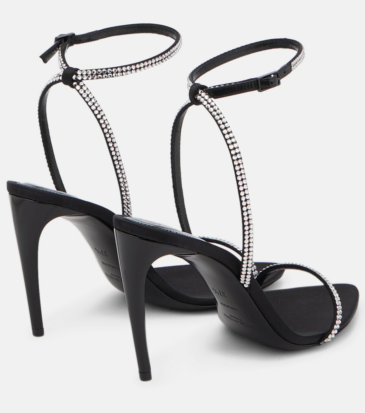 Saint Laurent - Georgia 90 crystal-embellished sandals Saint Laurent