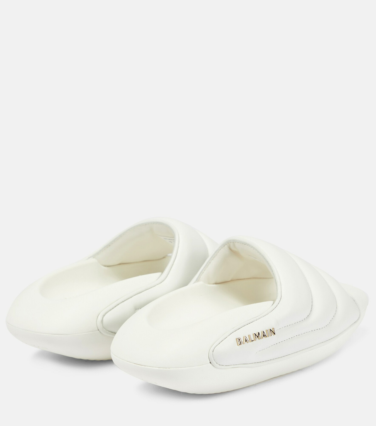 Balmain - B-IT leather platform sandals Balmain